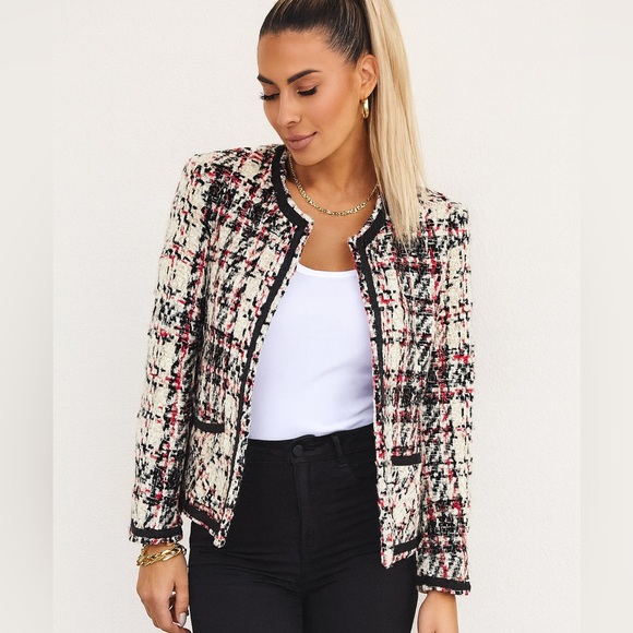 Nygard Collection | Jackets & Coats | Nygard Blazer Black White Red ...